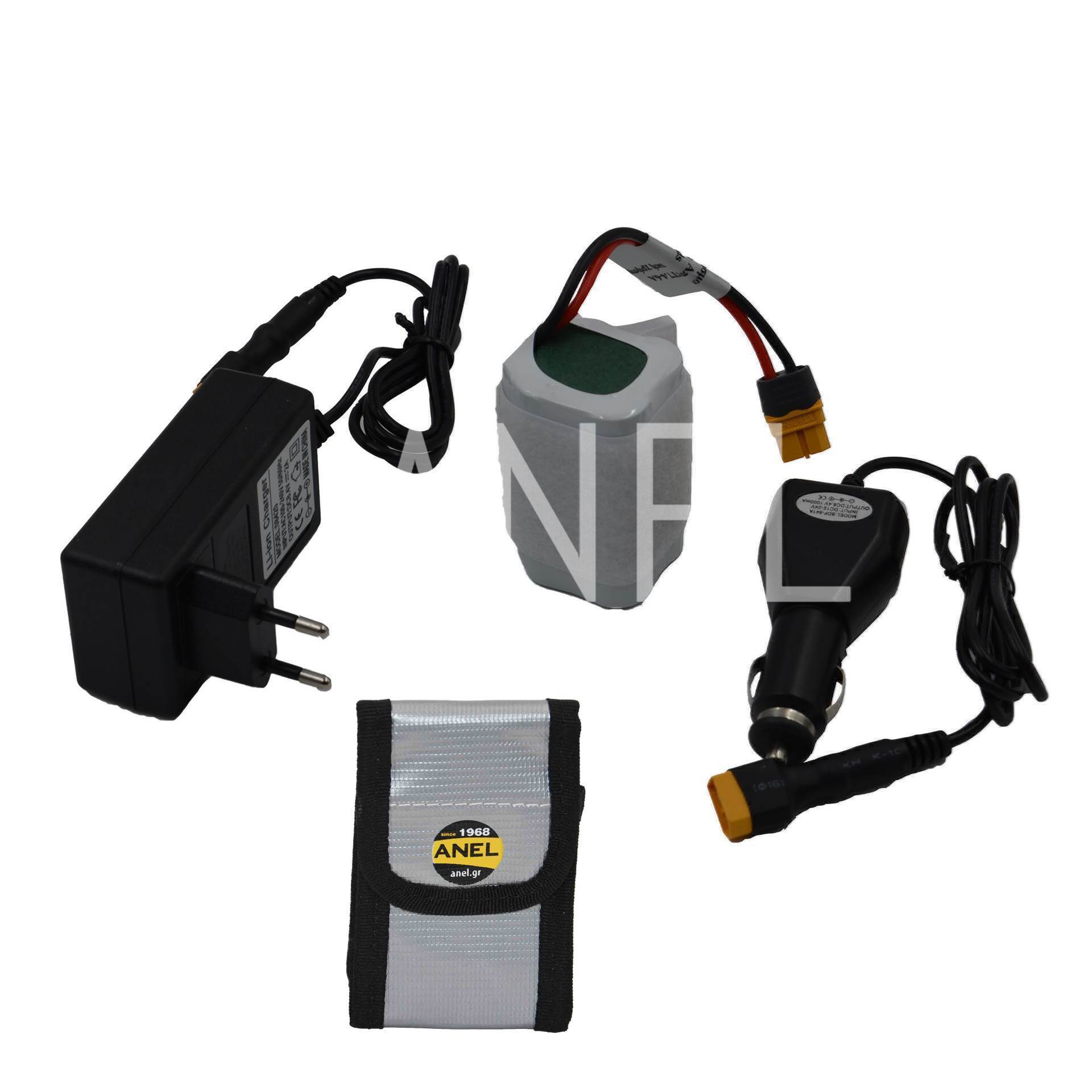 Electric Heated Vaporiser/Smoker ANEL With 7.4V 6000mAh Battery And ...